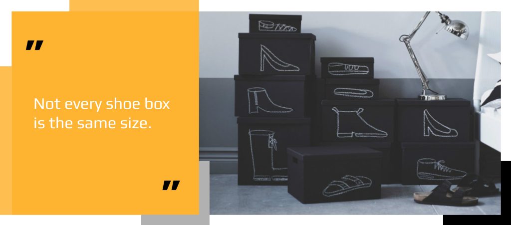 Is a shoe box classed as a small parcel? - Impact Express